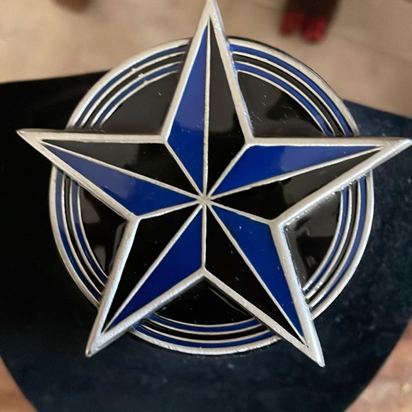 Belt Buckle | Accessories | Vintage 202 Five Points Black And Blue ...